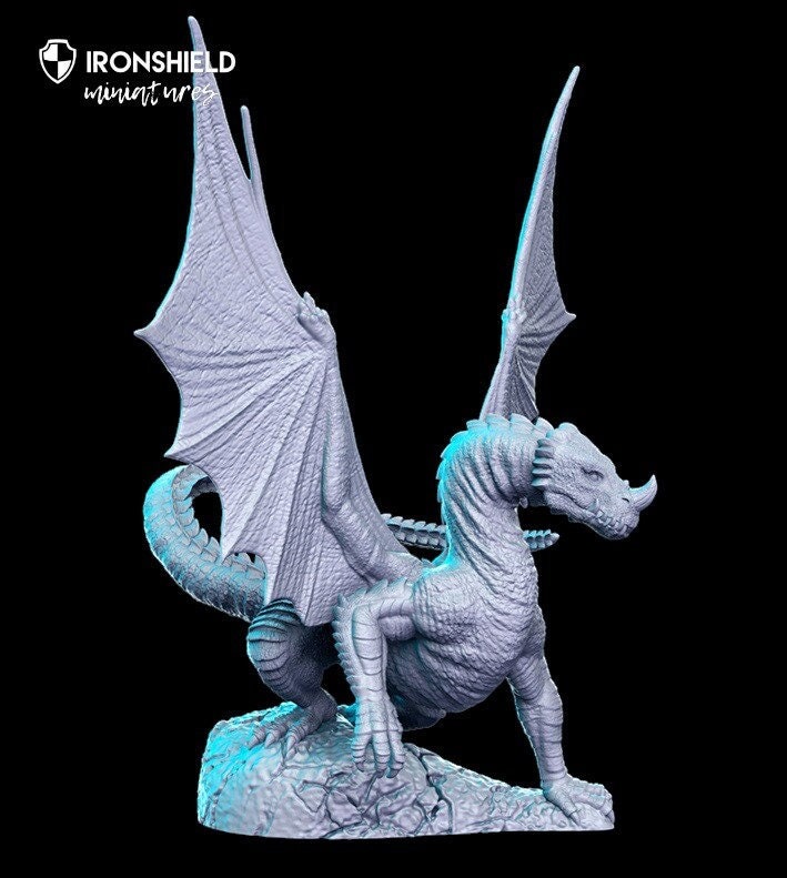 Young Green Dragon Mini for Dnd Figure Print 3d 12k Miniature - Etsy