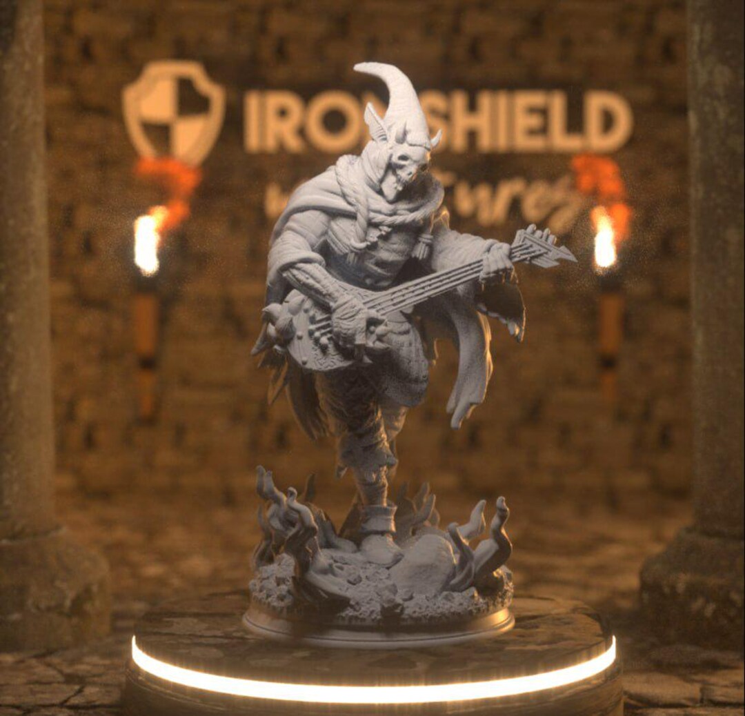 Demonic Jester - the Traveling Jack Figure + Base Print 3d 12k Dnd ...