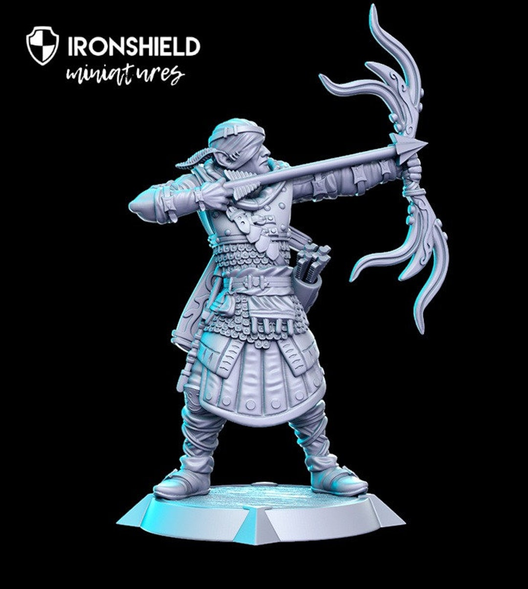 Iorweth - Blind Archer for Dnd Figure Print 3d Miniature Miniatures ...
