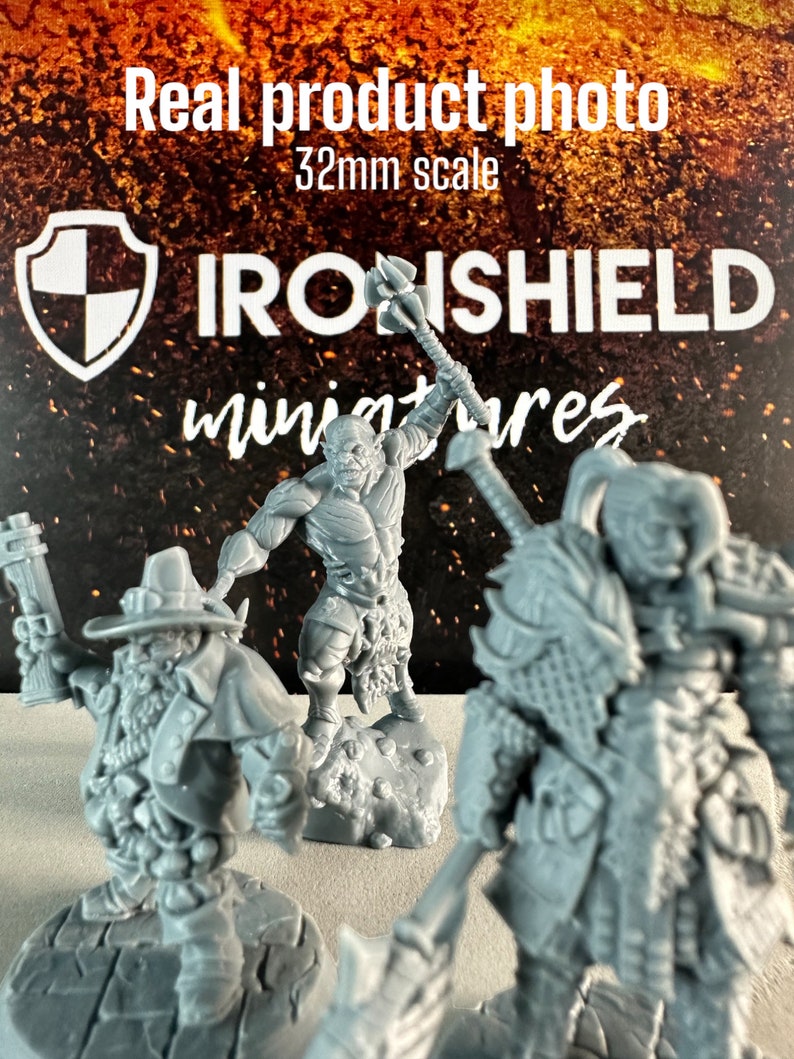 Steampunk Mech Jotun Figure With Base Print 3d 12k Miniature Gift Idea ...