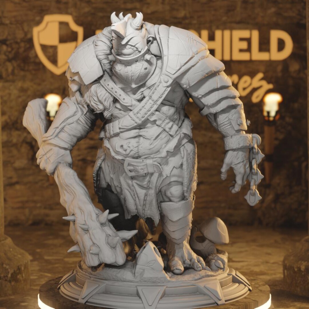 Elite Cyclops Monster Giant - Duragdor Figure 16k + Base Print 3D RPG ...