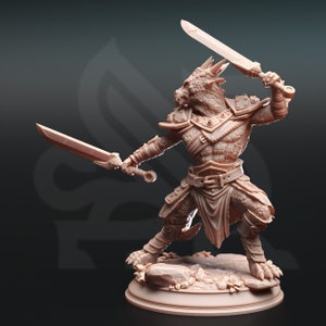 Kobolds of Midorius Dragonborn Warriors 32mm Figure BONUS Print 3d 12k ...