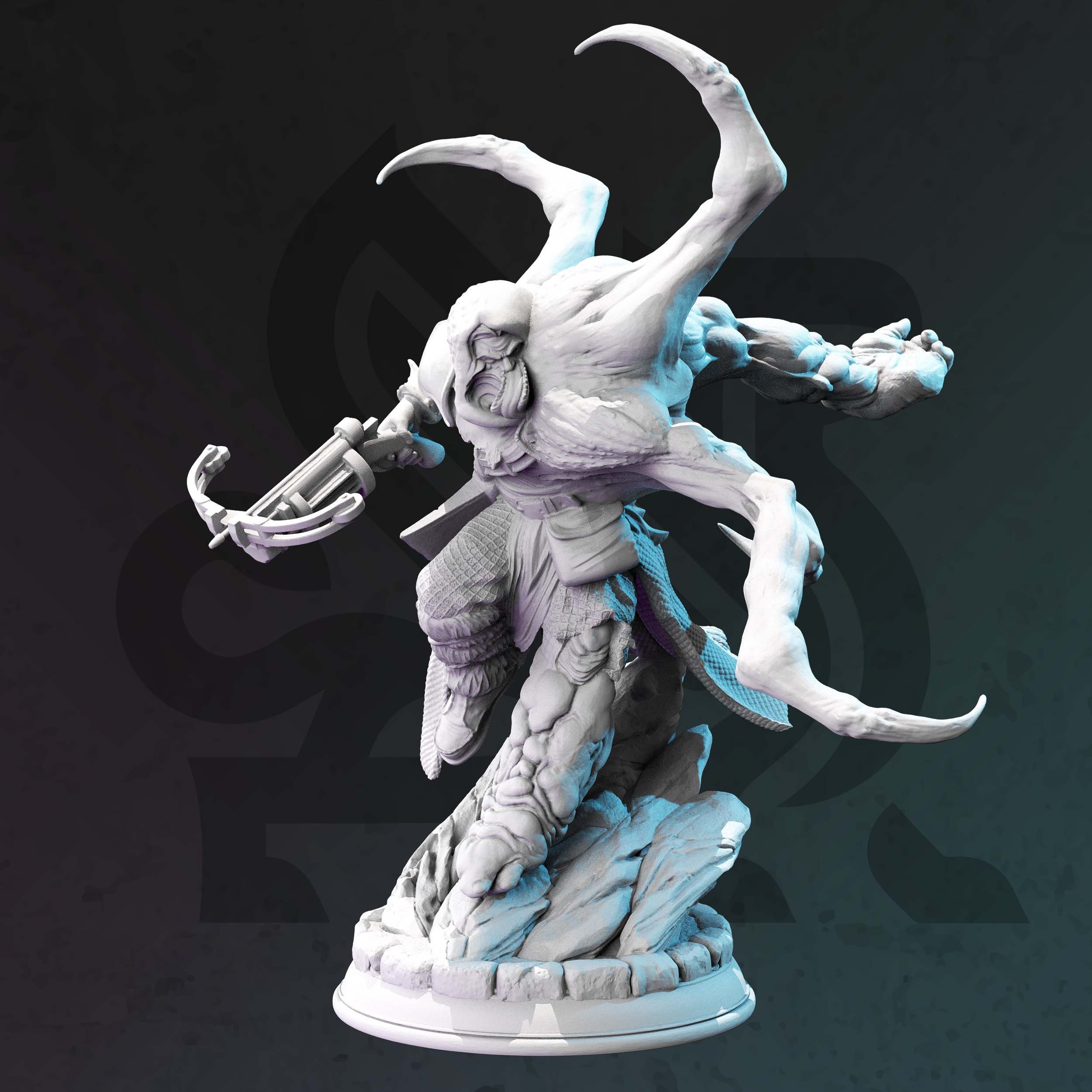 Jorrick - Ranger Warrior in Necrotic Var. Figure With Base Print 3d 12k ...