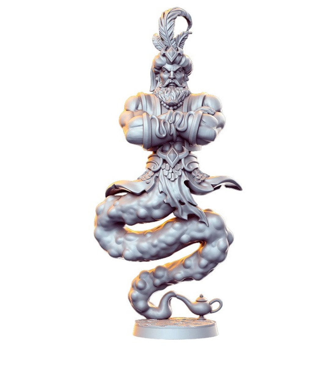 Ephreton Magic Jin Yin Muscular Warrior Magician for Dnd Figure Print ...