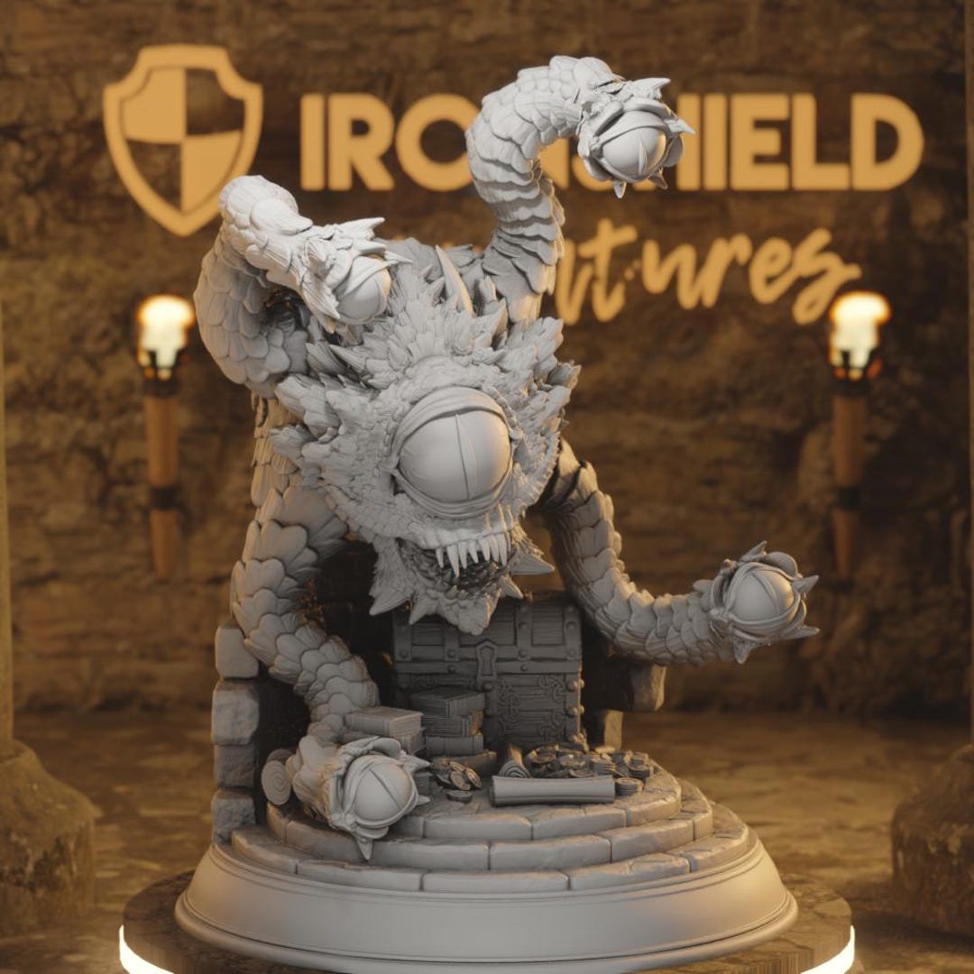 Aberrant Eye - the Observer Monster HUGE Figurine With Base Print 3d ...