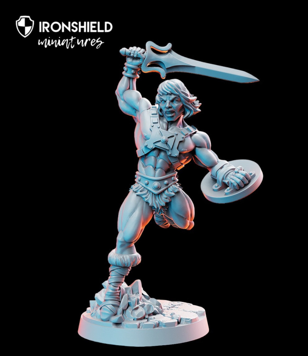 He-darr Gladiator Warrior Spartan Swordsman Mini for Dnd Figure Print ...
