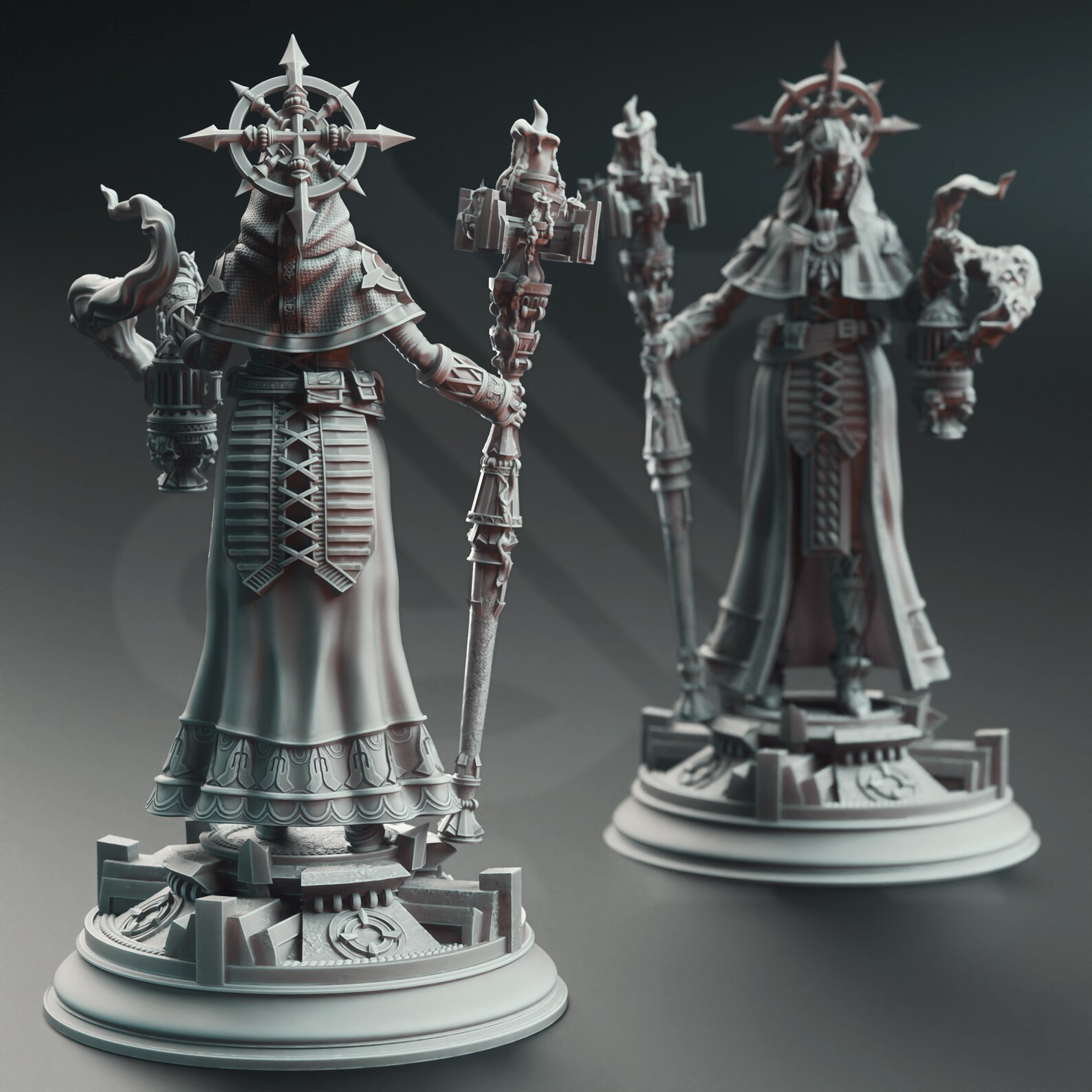 Amelie - Woman Maiden Cleric Mage Figure DND + BONUS Print 3D 14k ...