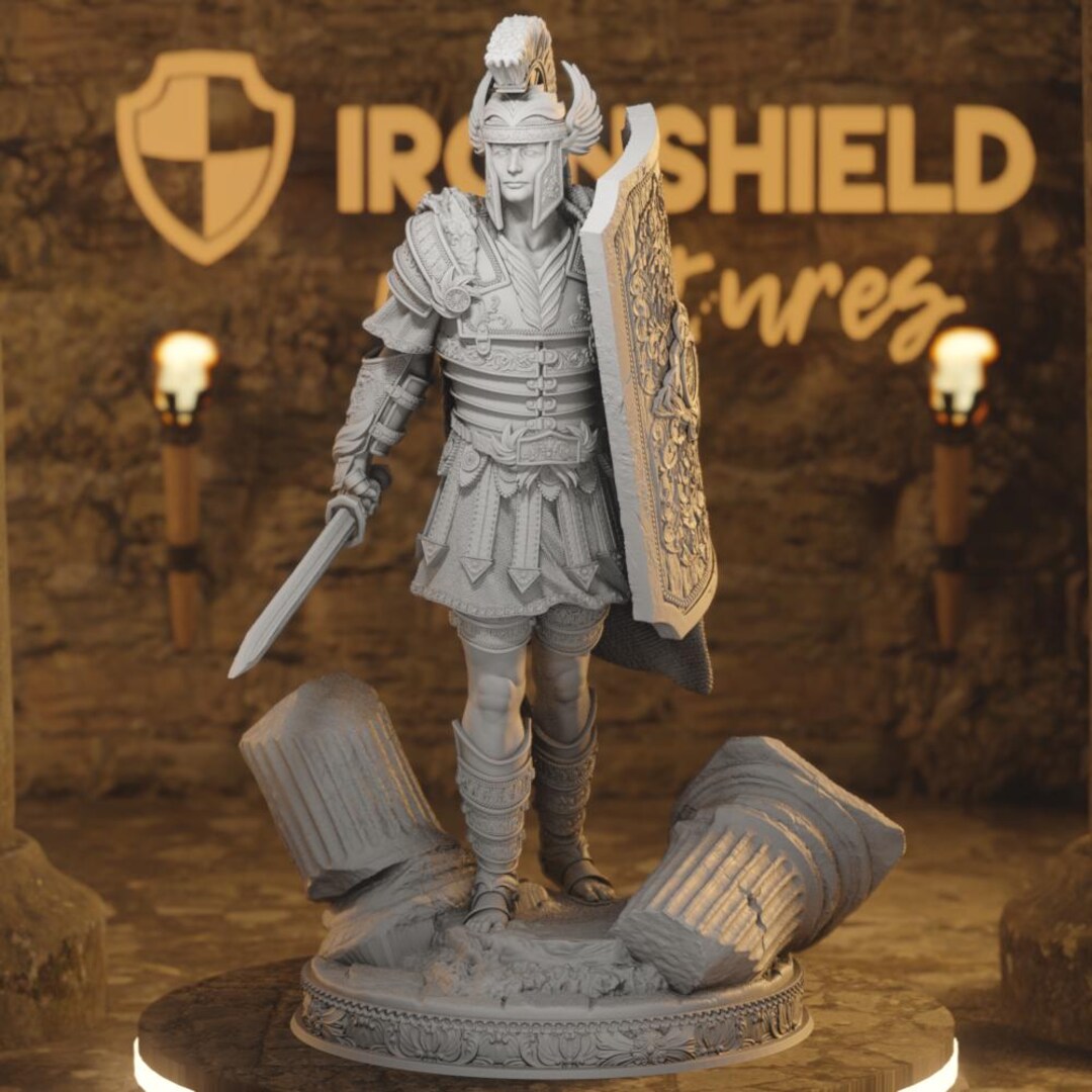 Imperial Centurion - Trellus Knight Figure + Base + BONUS Print 3d 12k ...