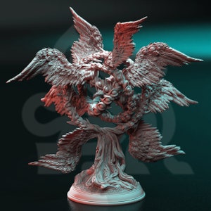 Erathis - Angel of a Thousand Eyes 12k Figure + Base Print 3d Miniature ...