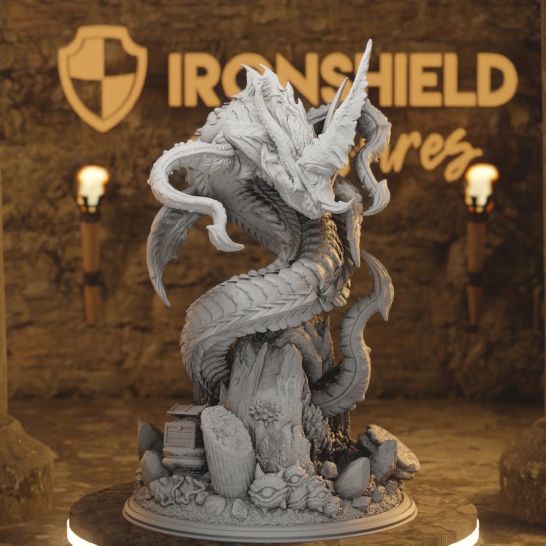 Ancient Corrupted Leviathan Erathul Aberration Figure 16k + Base Print ...