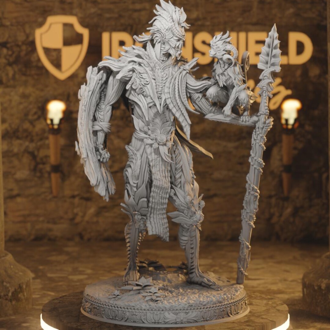 Zelafel Fighter Defender Monster Fey Figure + Base + BONUS Print 3d 16k ...