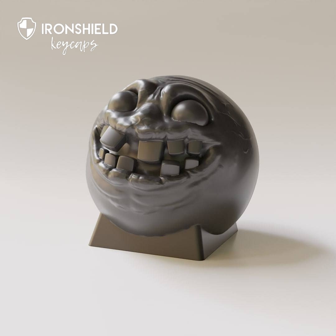 Kaycap Big Round Face With Funny Teeth Artisan ESC F for MX Switches ...