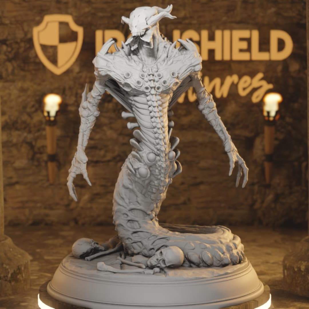 Eldritch Shapeshifter Aberration - the Listener Figure + Base Print 3d ...