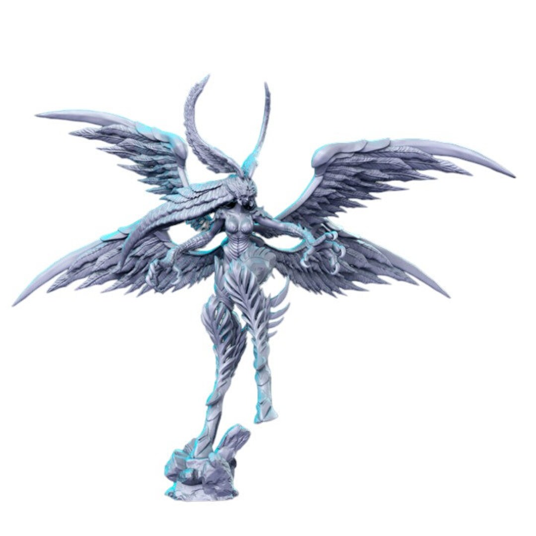 Garuda Wings Dnd Figure Print 3d Resin 12k 32mm Miniatures Figures Mini ...