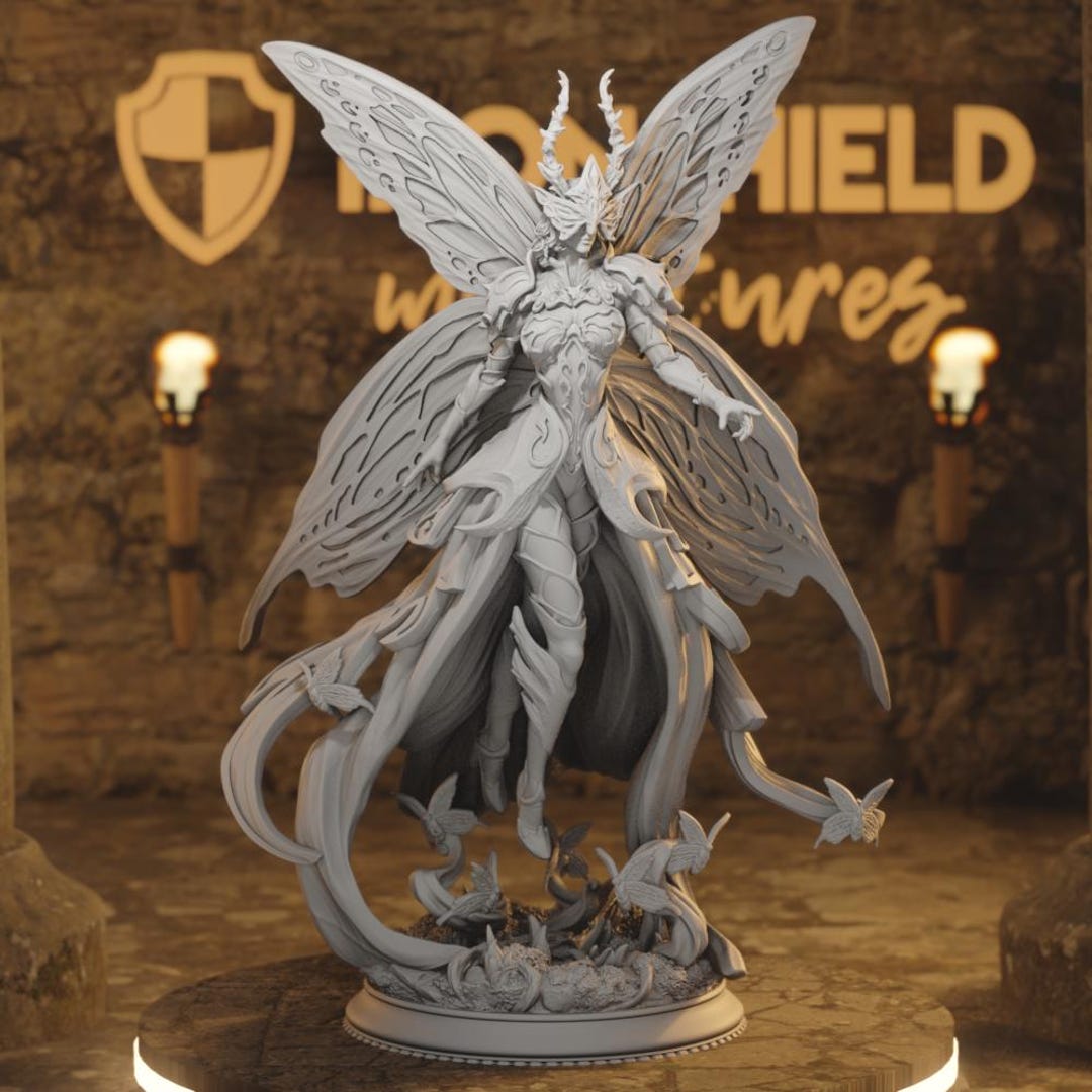 Faerie Queen of Forest Fairy Fey Monster 5e Figure 14k + Base Print 3D ...