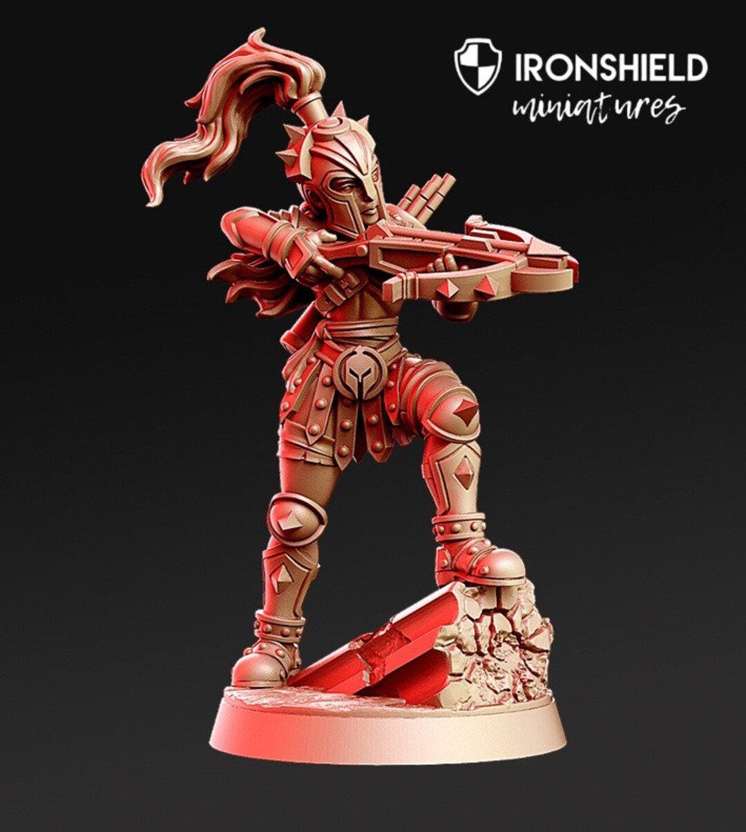 Latani - Female Gladiator Crossbow Sparta Mini for Dnd Figure Print 3d ...