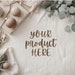 Christmas Flat Lay Mockup, Boho Cosy Christmas Flatlay, Digital ...