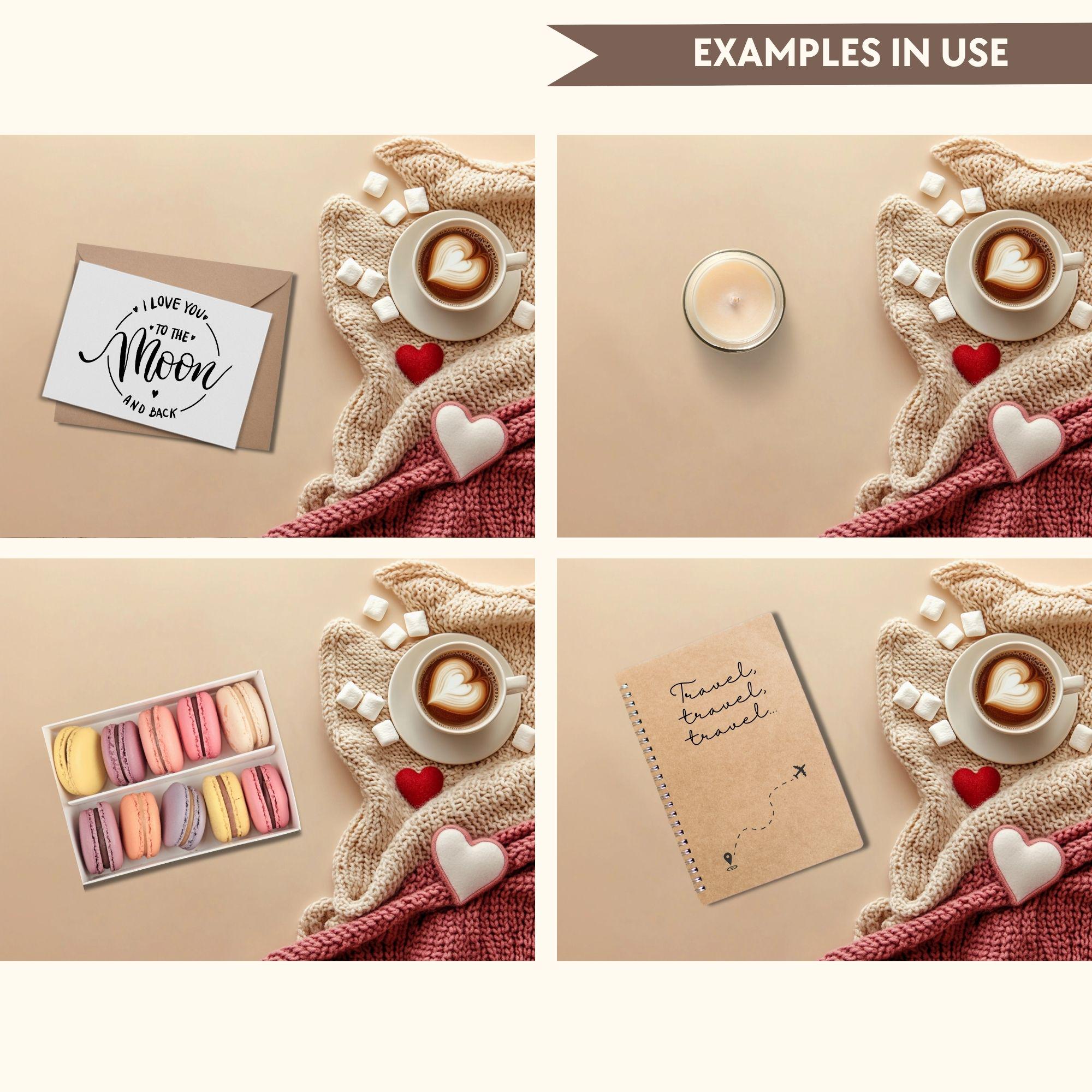 Cosy Valentines Day Flat Lay Mockup, Valentines Neutral Flatlay Product ...