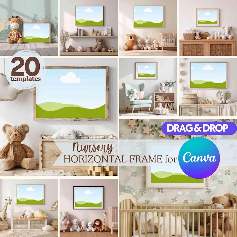 Baby Room Art Landscape - Etsy