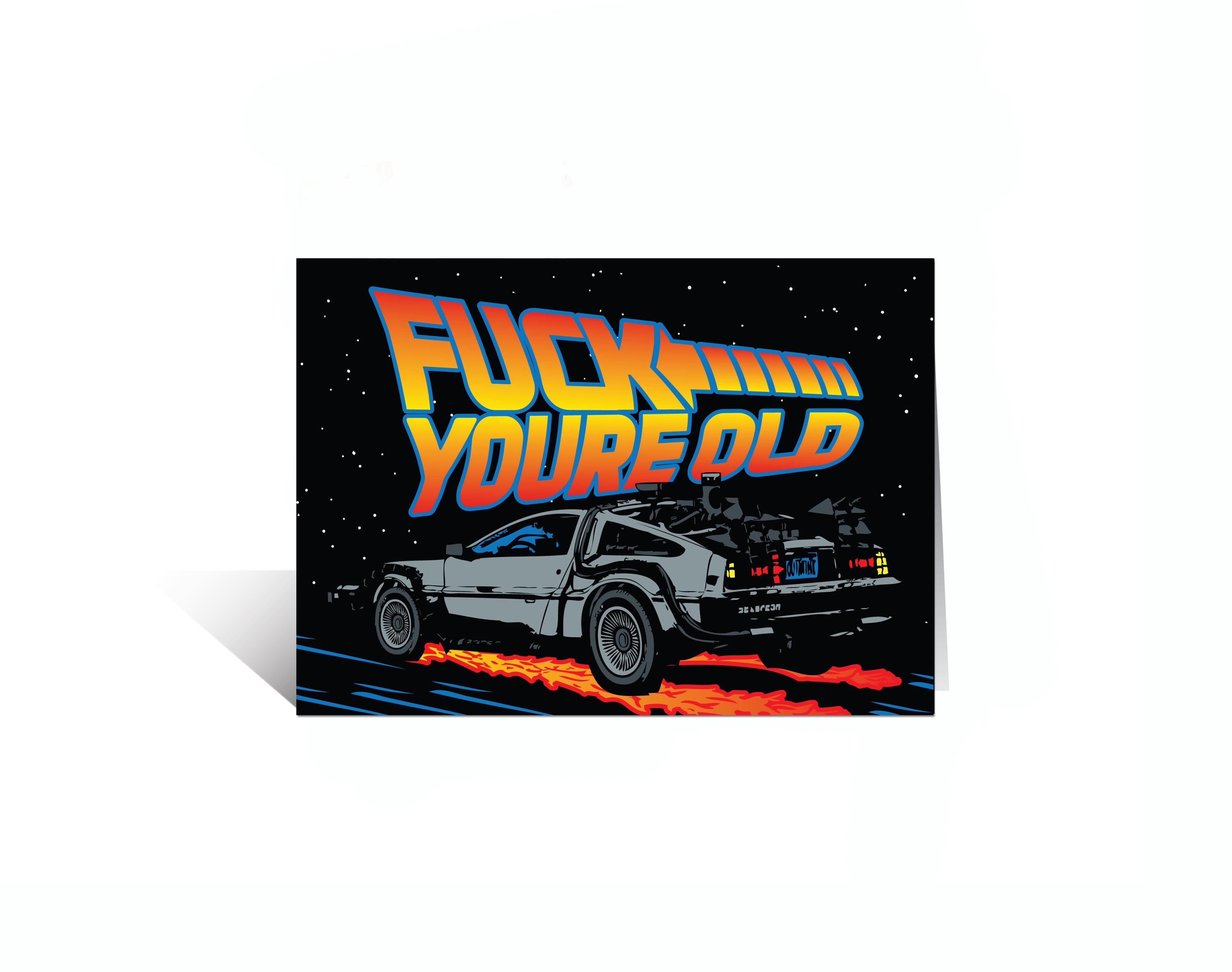 Back to the Future Birthday Greeting Card & Envelope - Etsy
