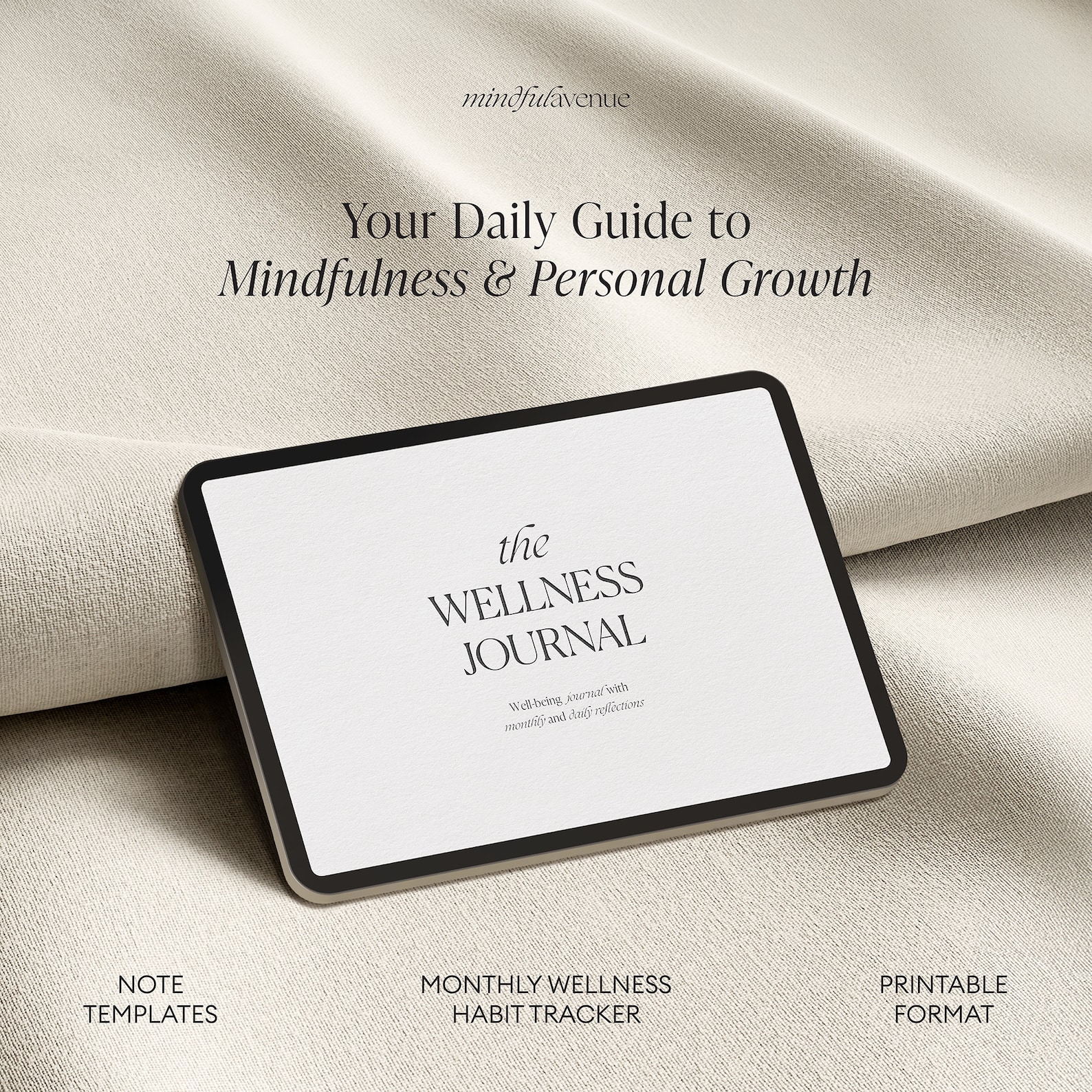 Wellness Journal Digital Goodnotes Journal Daily Journal Mindfulness ...