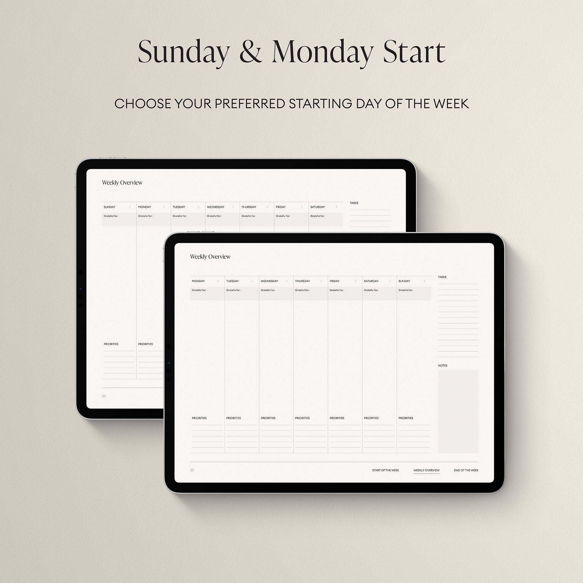 Mindful Weekly Planner Digital Goodnotes Planner Wellness Planner ...