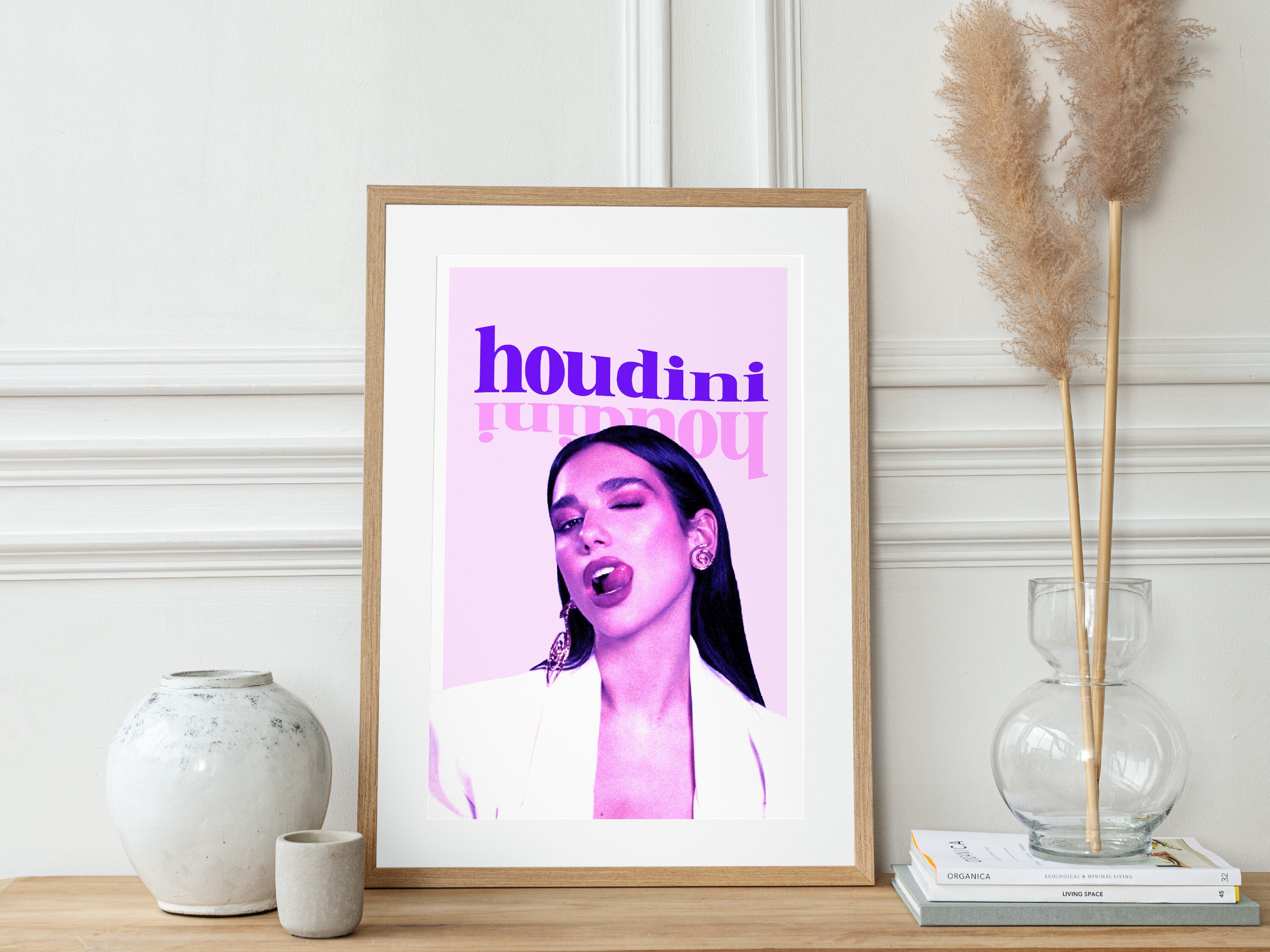 Dua Lipa Poster, Houdini, Lyrics Poster, Digital Download, Music Poster ...