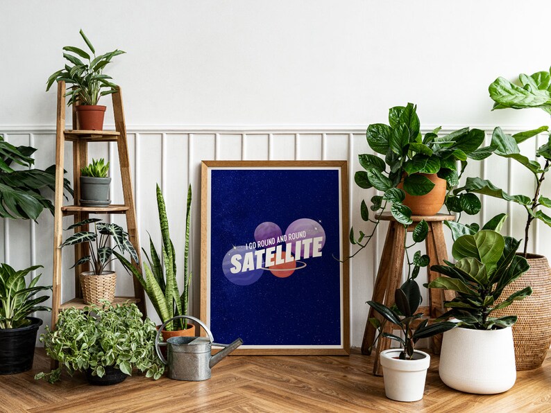 Harry Styles Poster Satellite Lyrics Print Home Decor Digital Download ...