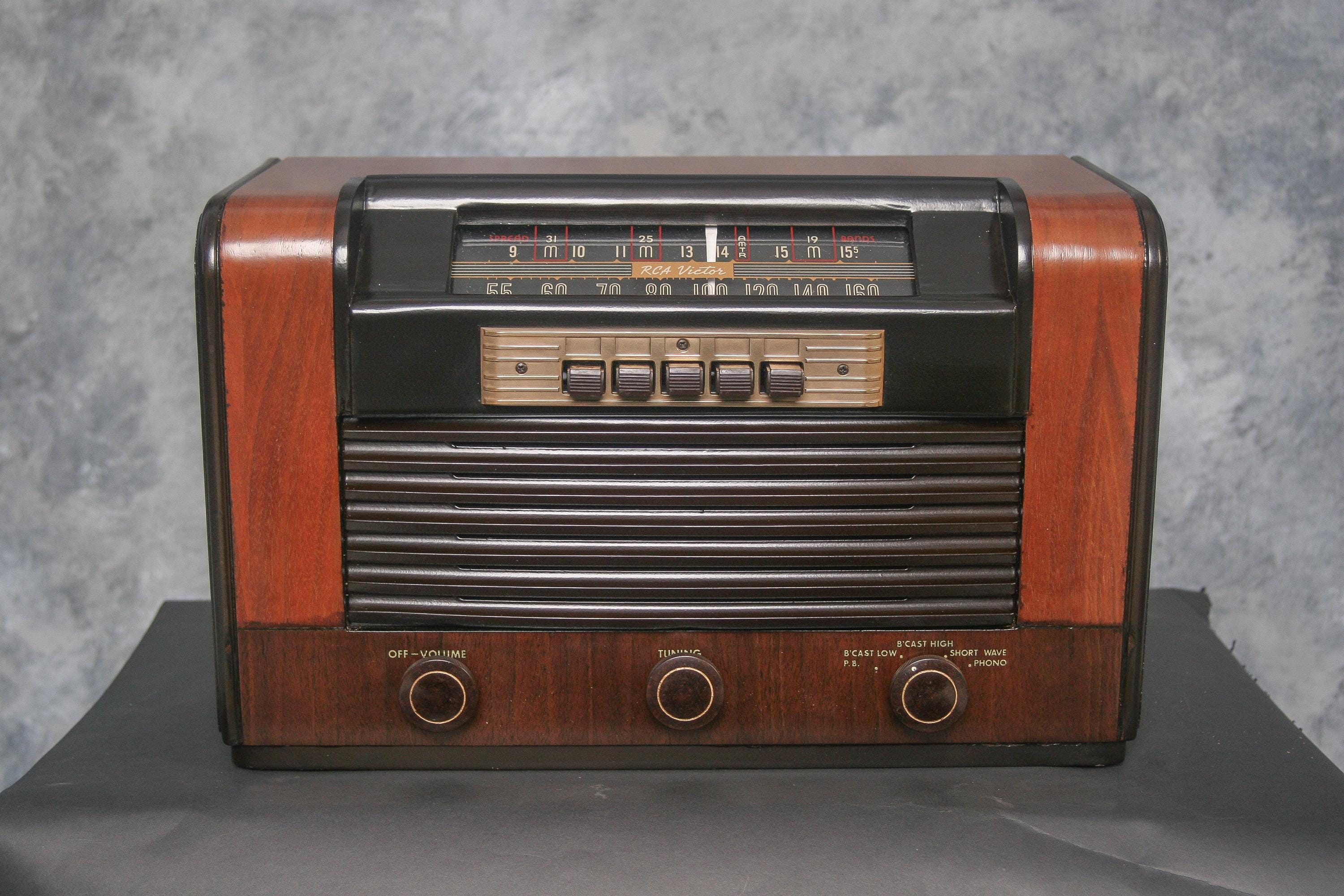 1941 RCA 26-X4 Restored Antique 6 Tube Radio With Bluetooth - Etsy