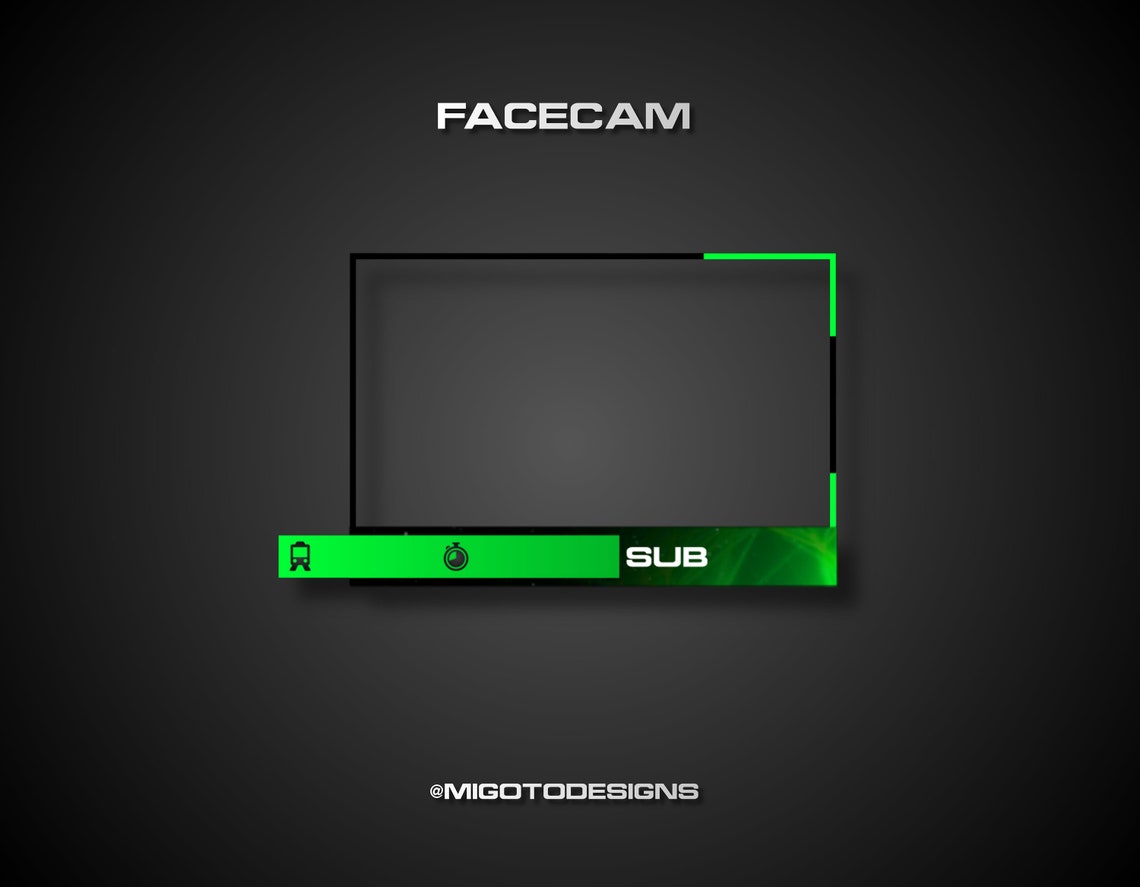 Galaxy Stream Package - Green | Twitch Overlays | Streaming Overlays ...