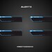 Minimal Blue Animated Stream Overlay Package for Streaming on Twitch ...