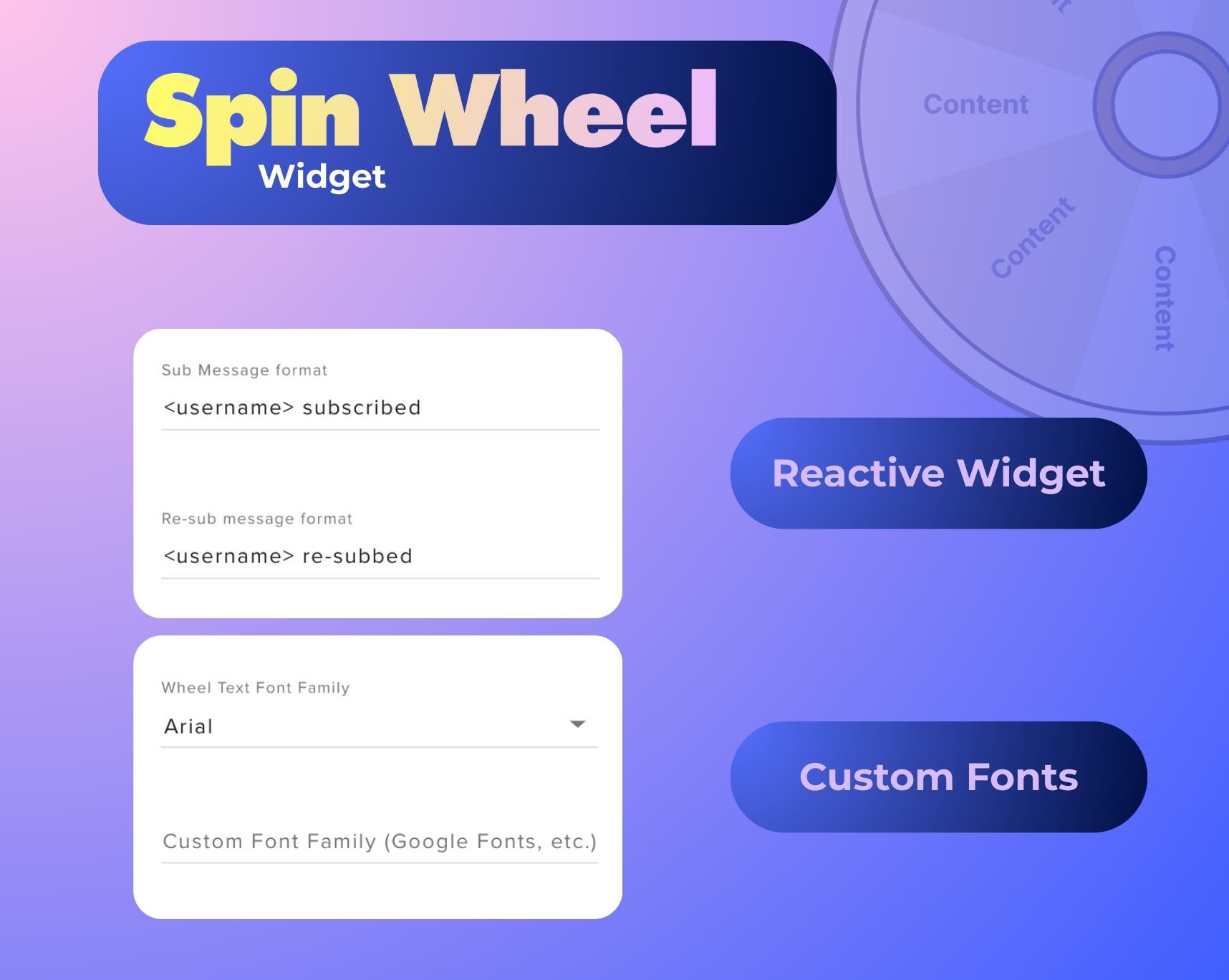 Spin Wheel Widget for Twitch Streaming | Roulette Widget Twitch ...