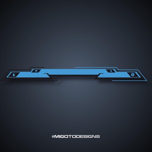 Minimal Blue Animated Stream Overlay Package Twitch Overlays, Streaming ...