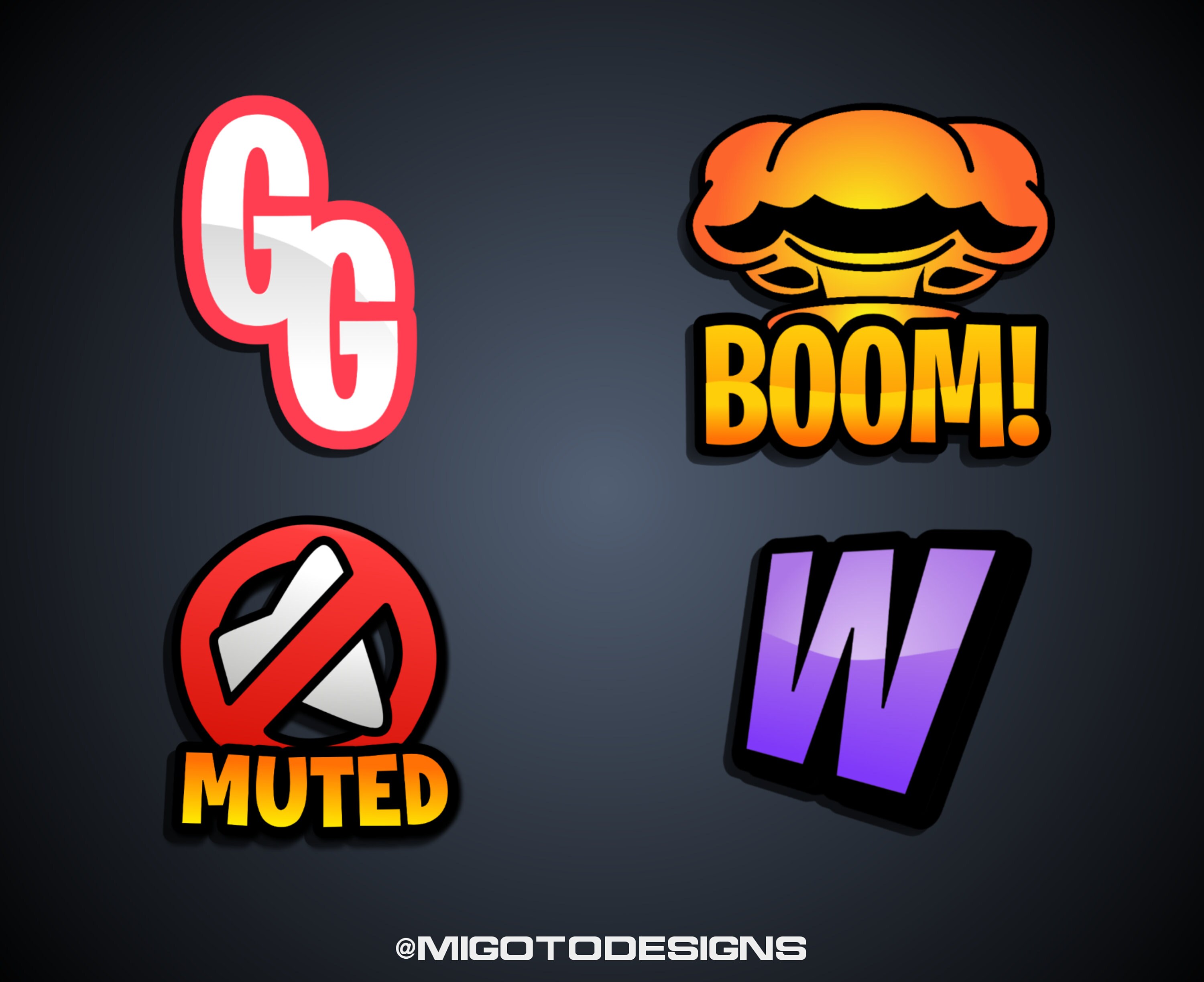 20 TEXT EMOTES for Streaming on Twitch, Kick Streaming & Discord ...