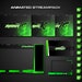 Galaxy Stream Package - Green | Twitch Overlays | Streaming Overlays ...