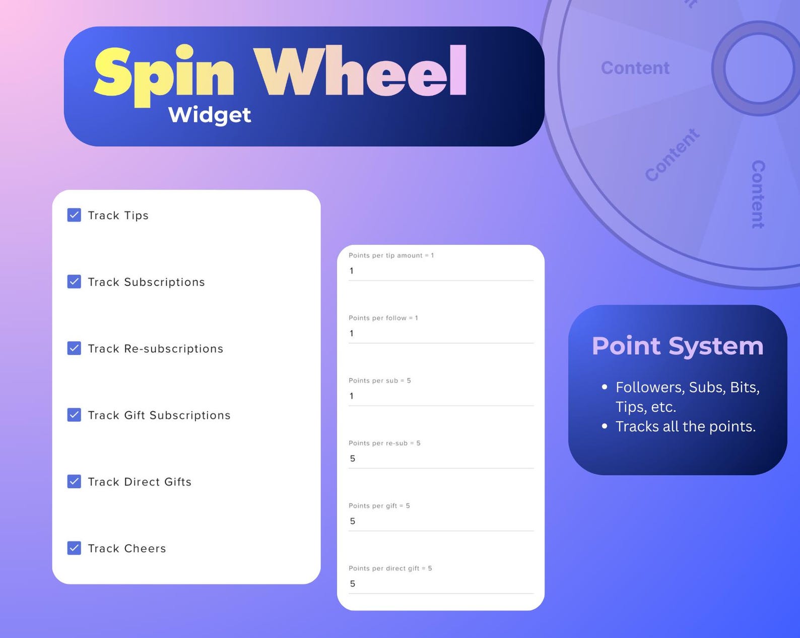 Spin Wheel Widget for Twitch Streaming | Roulette Widget Twitch ...