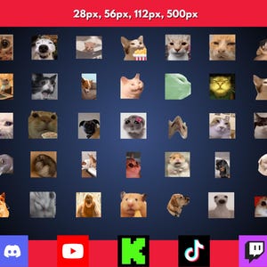 300 Animated MEME Emotes Pack for Twitch, Discord, Kick | Top Trending ...