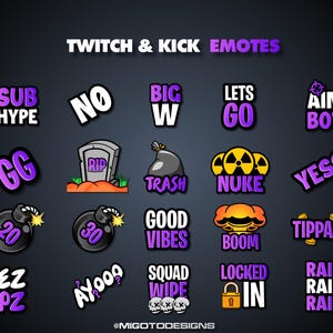 Purple NEON Premium Streampack | Purple Twitch Overlays Package ...