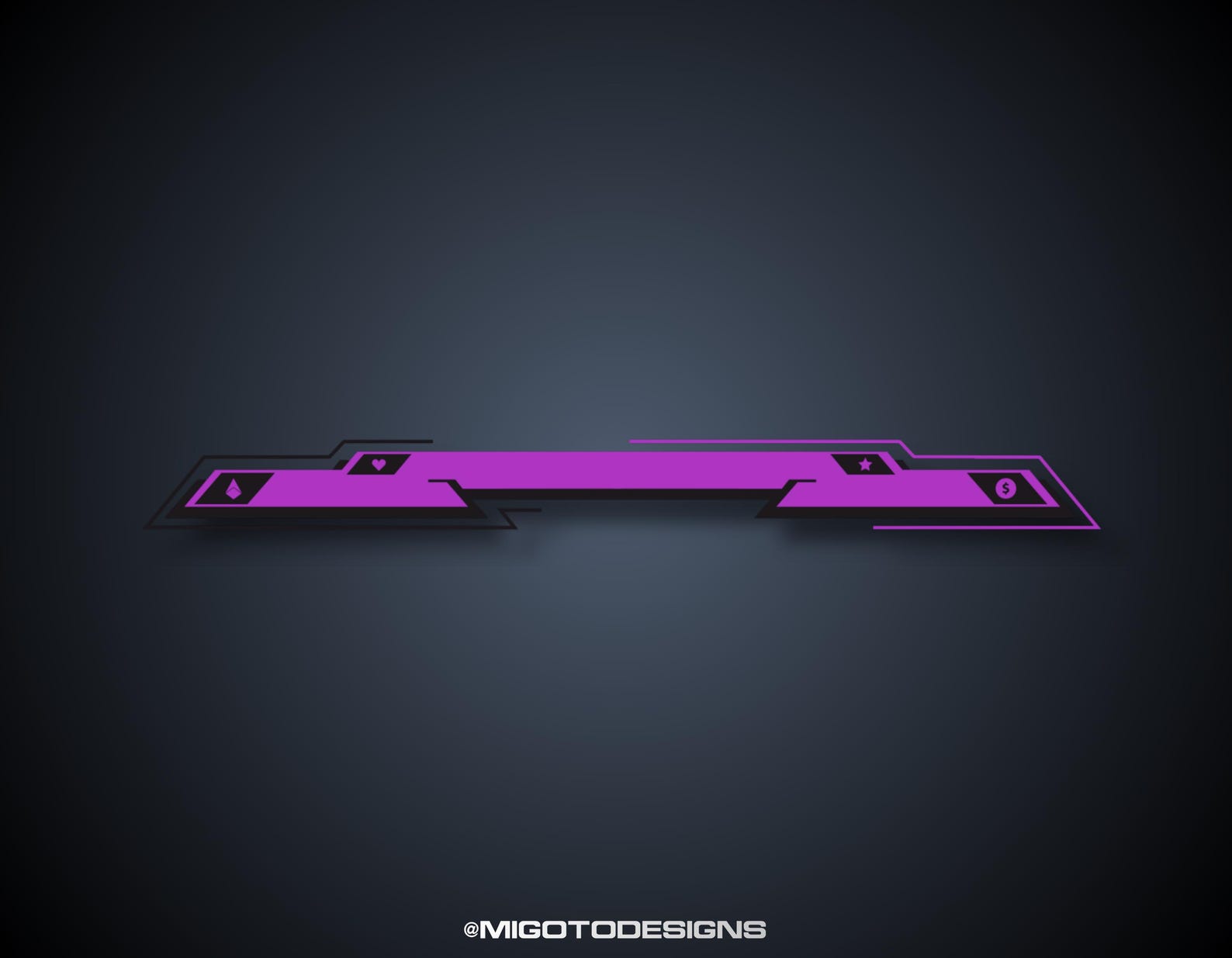 Purple Animated Stream Overlay Package | Twitch Overlays, Streaming ...