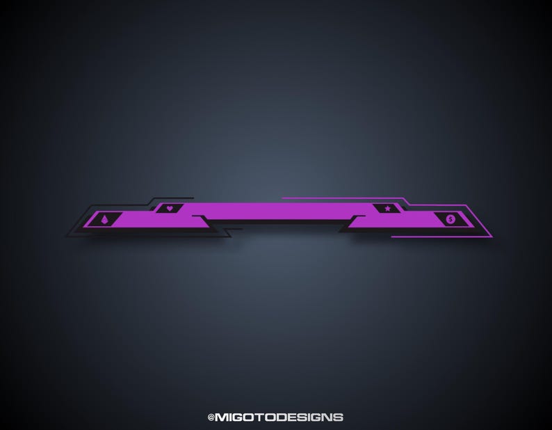 Purple Animated Stream Overlay Package | Twitch Overlays, Streaming ...