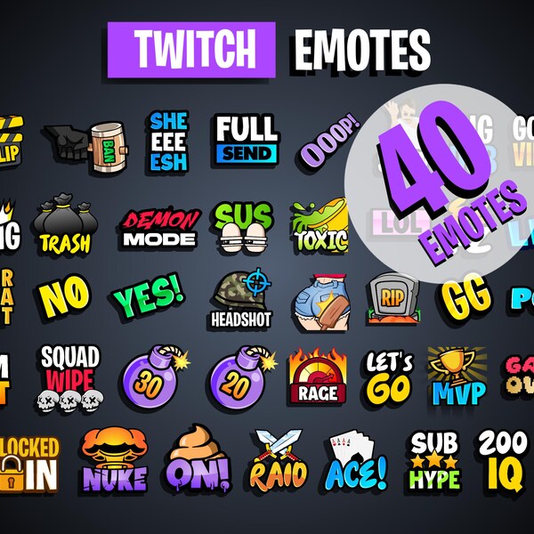 Emotes - Etsy