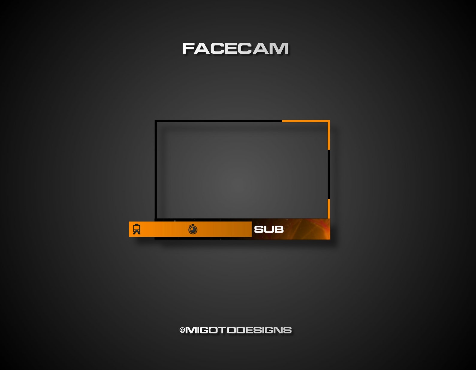 Twitch Overlays | Animated Twitch Overlays, Orange Stream Overlays ...