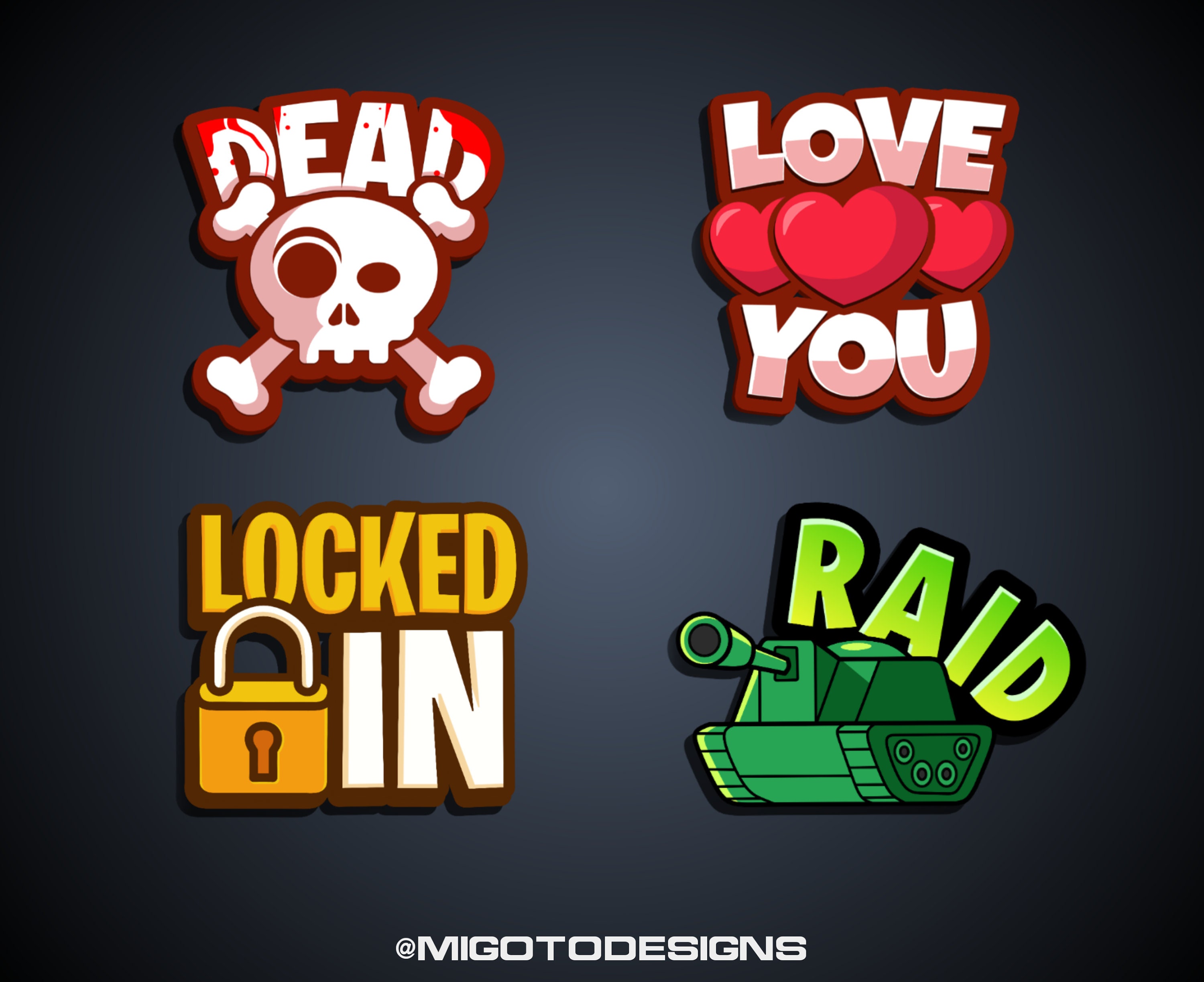 20 TEXT EMOTES for Streaming on Twitch, Kick Streaming & Discord ...
