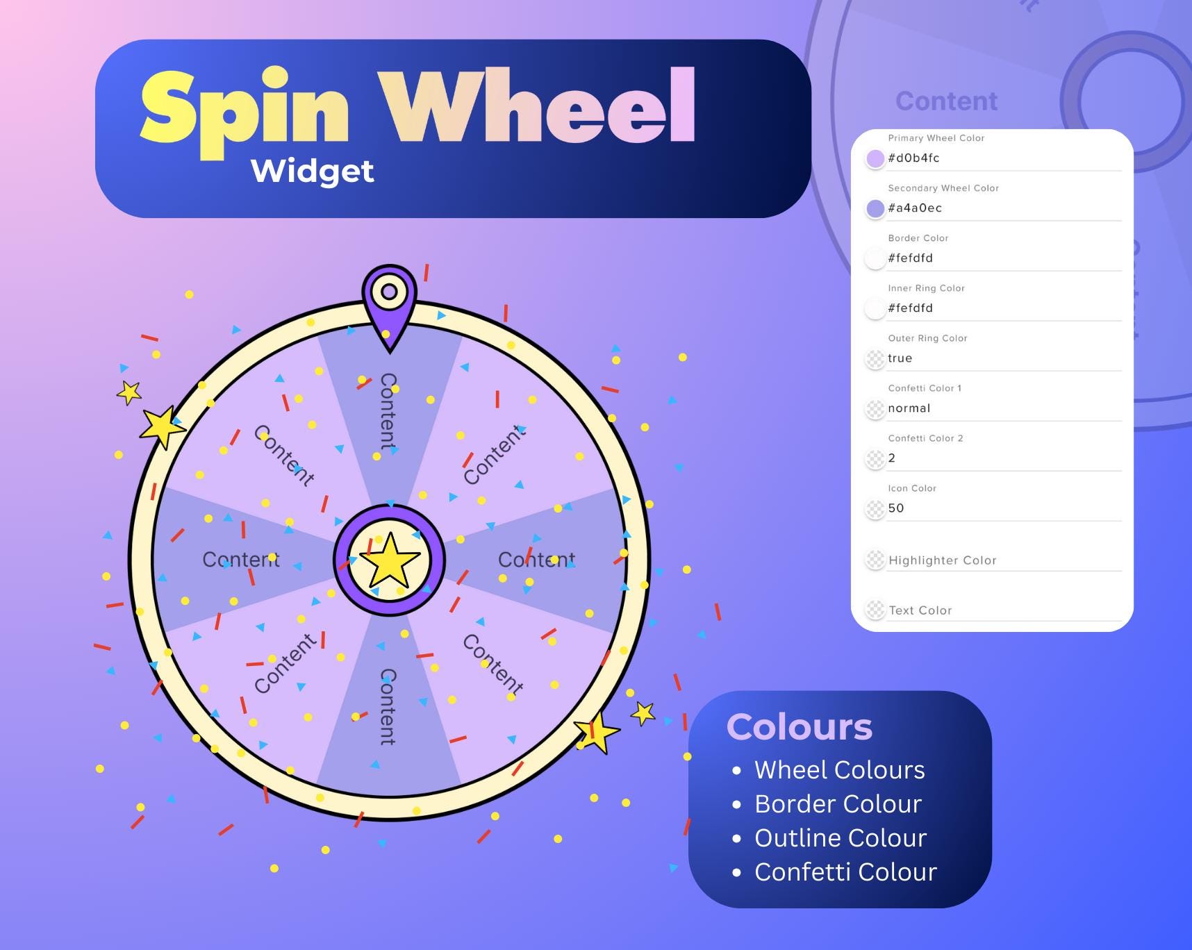 Spin Wheel Widget for Twitch Streaming | Roulette Widget Twitch ...