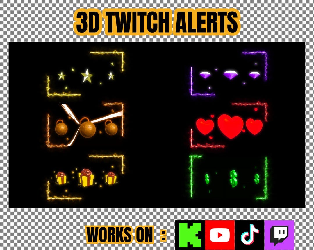 3D Reactive Facecam Alert | Twitch Alerts | Kick Alert | Twitch Alerts ...