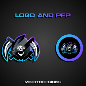 Animated Twitch Overlay Package | Grim Reaper | Streampack | Twitch ...