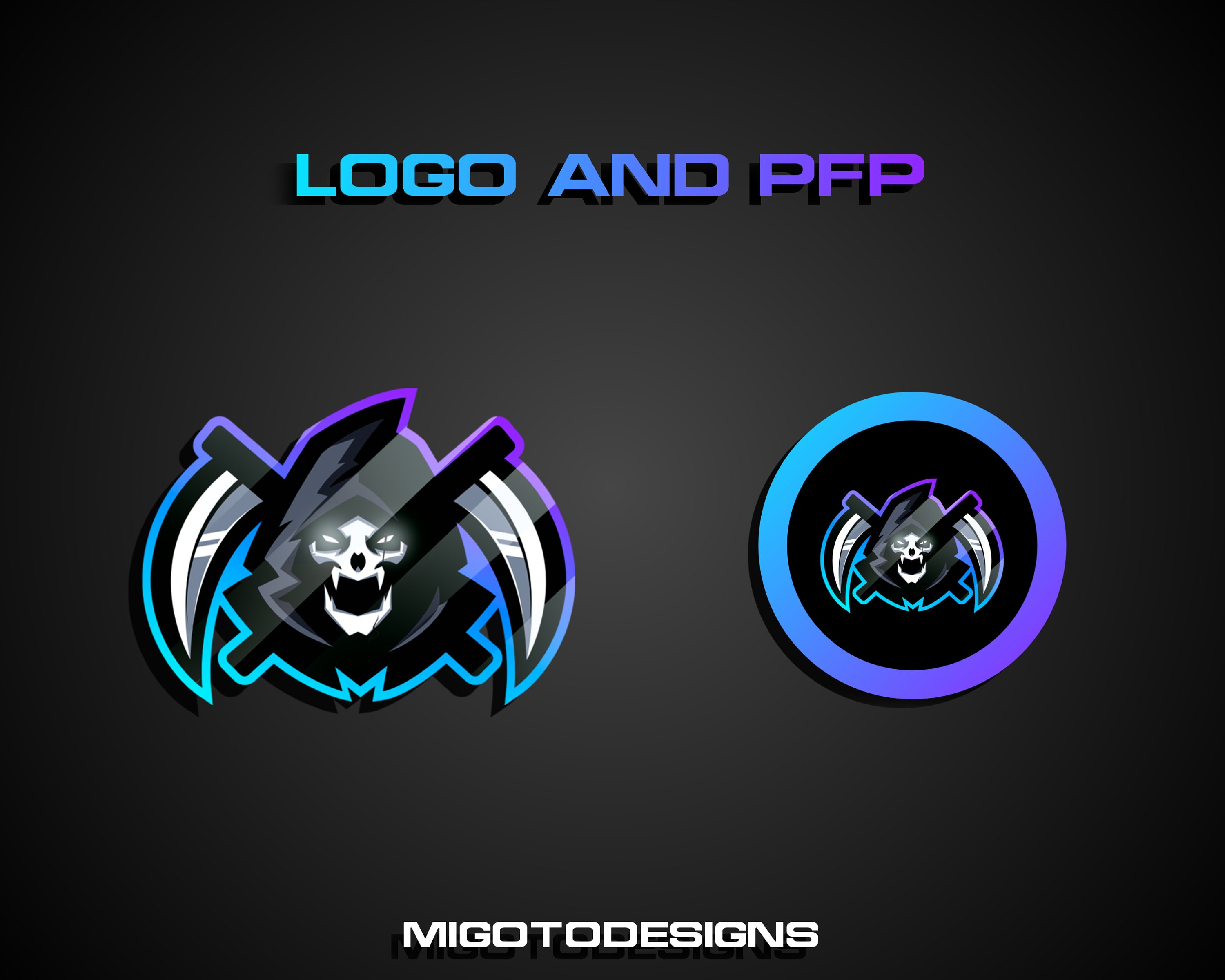 Animated Twitch Overlay Package | Grim Reaper | Streampack | Twitch ...