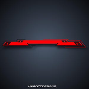 Minimal Red Animated Stream Overlay Package | Twitch Overlays ...