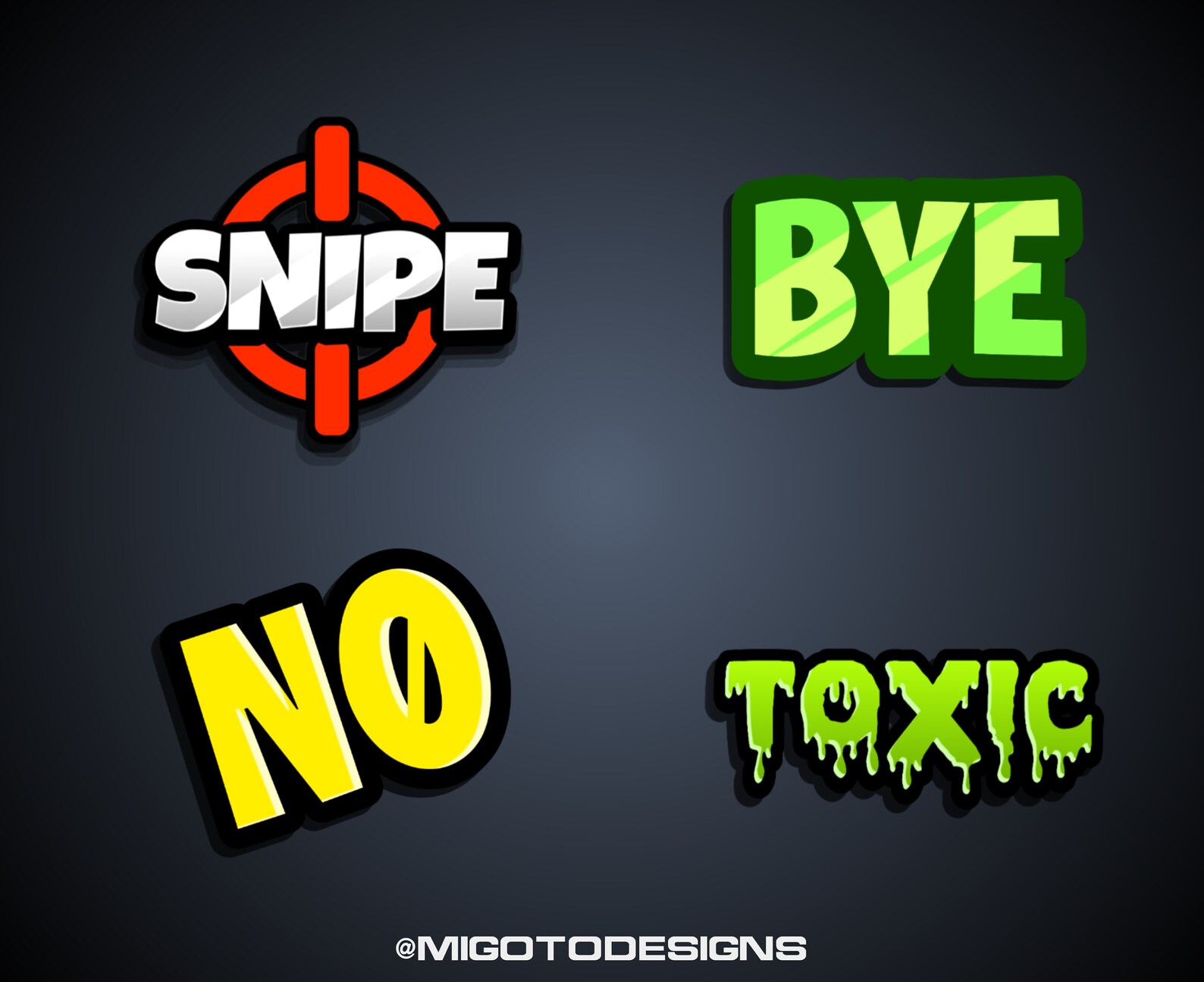 20 TEXT EMOTES for Streaming on Twitch, Kick Streaming & Discord ...