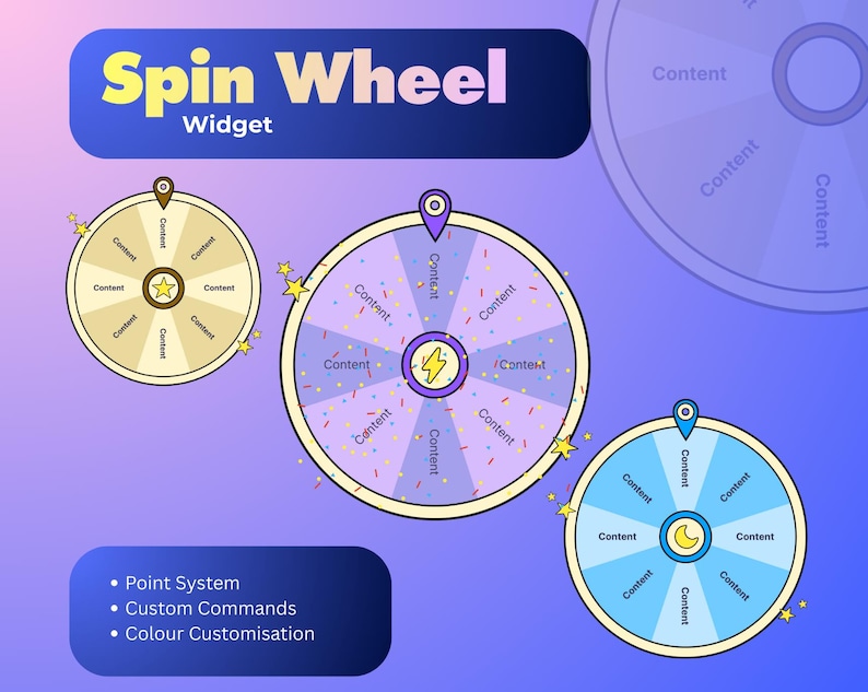 Spin Wheel Widget for Twitch Streaming | Roulette Widget Twitch ...